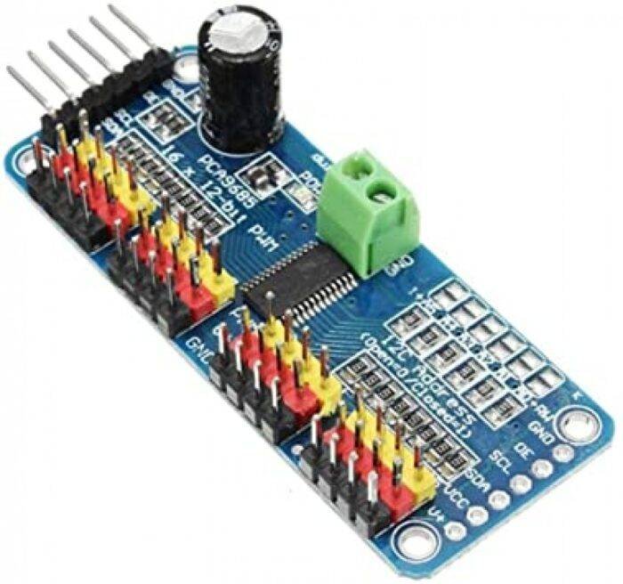 PCA9685 16-Channel 12-bit PWM Servo Motor Driver I2C Module for Arduino